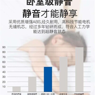 Fish tank filter purified water oxygen submersible pump