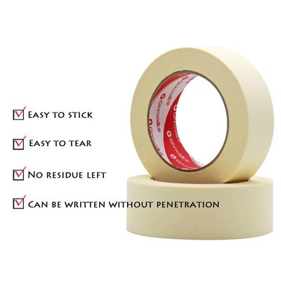 1PC 20M Masking Tape White 6mm-50mm Single Side Tape Adhesiv