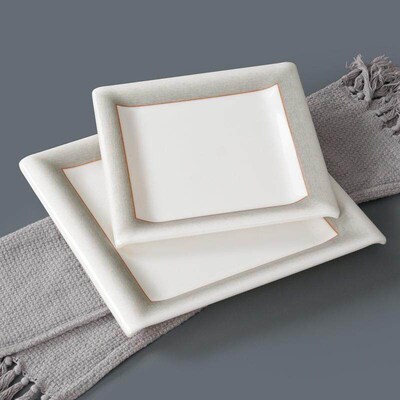 Xiangyuanmei tableware melamine plate rectangular
