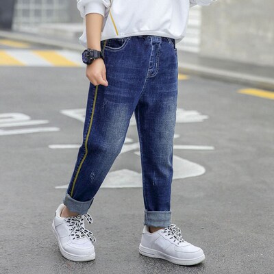 IENENS Autumn Boys Jeans Clothes Kids Cowboy Long Pants Chi