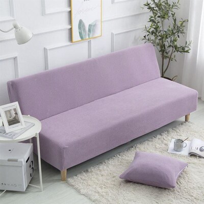 Folding armless sofa bed cover elastic universal sofa cover