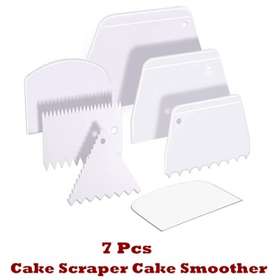 Cake Scraper Smoother Cake Decorating Kit Baking Spatula