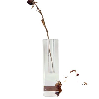 Nordic Style Acrylic Transparent Vase Dried Flower Hydroponi