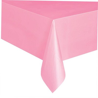 Plastic Disposable Solid Color Tablecloth Birthday Party Wed