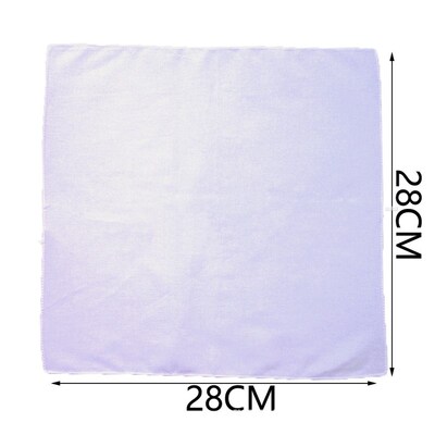 10pcs Mens White Handkerchiefs Square Super Soft手帕