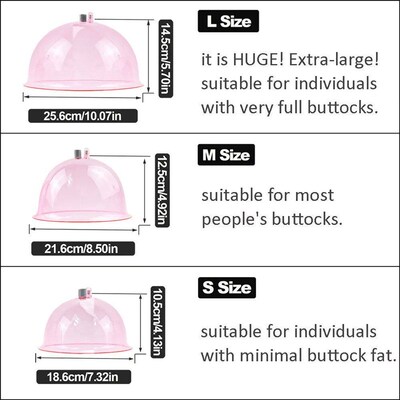 Suction Buttocks Lifting Cups Vacuum Butt Lift Improve Flat