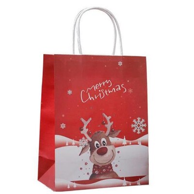 12pcs Christmas Gift Bags Xmas Present Gift Paper Bag Party