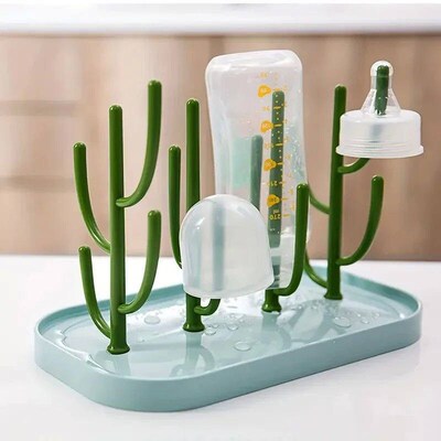 Dust-proof Bottle Storage Cup Drying Rack Baby Milk Bottle D