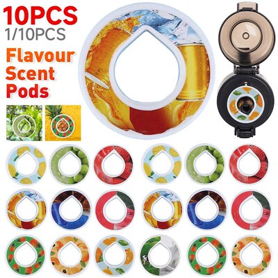 10-1Pcs Scented Pods Flavors Pods Air Scent Water Bottle 0 S