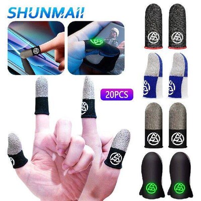 20PCS Touch Screen Fingertip Gloves Sweatproof Breathable
