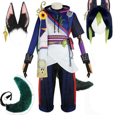 Tighnari Cosplay costume Kostm Halloween Karneval Outfits