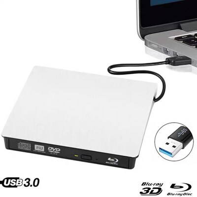SB3.0 Bluray Drive External CD/DVD RW Burner BD-ROM Blu-ray