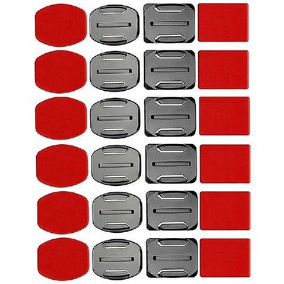 Helmet Accessories Kit Set 12x Surface Mounts + 12x