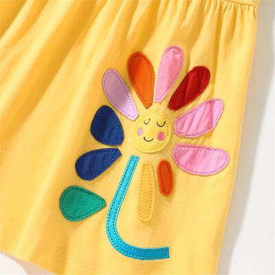 Jumping Meters  2-8 Years New Arrival Girls Dresses Flower