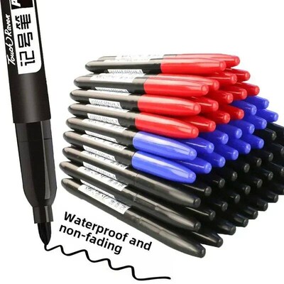 6PCs/Set Permanent Marker Pen Fine Point Waterproof Markers