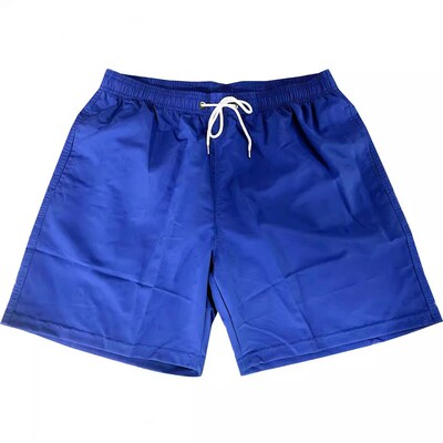 Mens Solid lor Seaside Casual Swimming Trunks Straight Quic