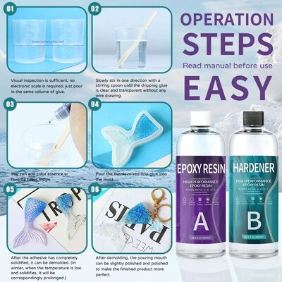 1: 1 AB Epoxy Resin Adhesive Crystal Transparent High Viscos