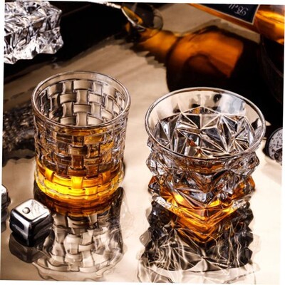 lead-free wine whiskey glass home beer glass cup set europea