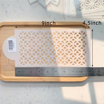 Fondant Cake Mesh Stamps Stencils Embossing for Decorating