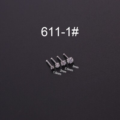 Nose piercing zircon nose nail nose ring puncture single