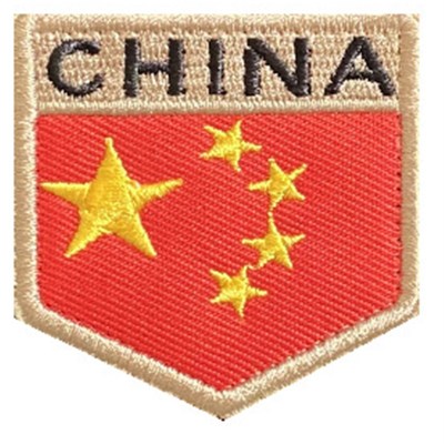 China Embroidery Patch Five-Starred Red Flag Tactical Sticke