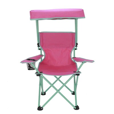 Kids Canopy Camp Chair Safety Lock Portable Outdoor Chair wi