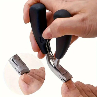 1pcs Modern Stainless Steel Fingernail Clippers with Concave