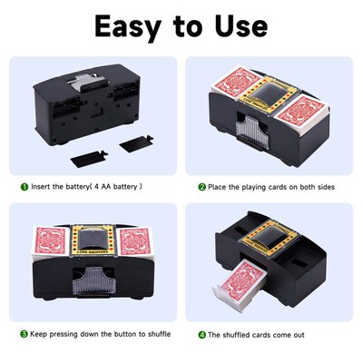 Automatic Card Shuffler 200 Texas poker chips Card Shufflers
