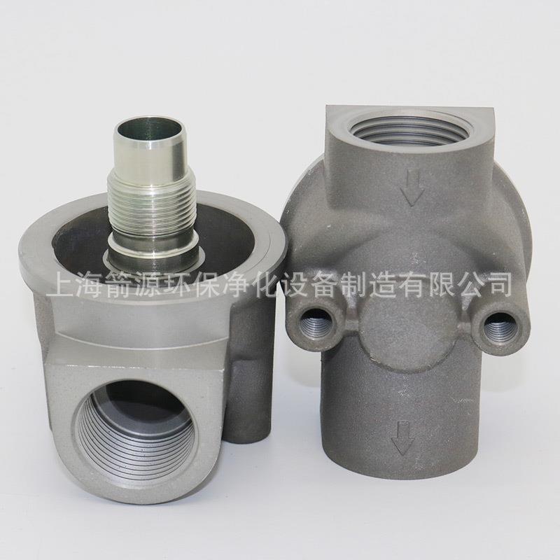机油滤清器底座 油滤底座 油过滤器总成铝铸件空压机保养配件