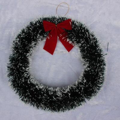 Bow hotel shopping mall window decoration Christmas wreath