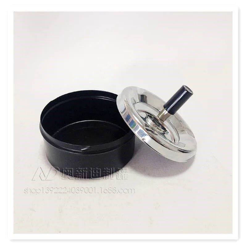 Portable Round Spinning Ashtray Cigarette Ash Stainless Stee