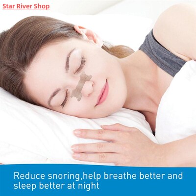 100Pcs/Lot or 200Pcs/Lot Nasal Strips Anti Snoring Patches B
