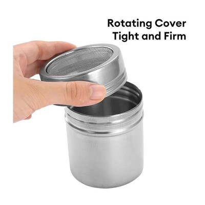 Stainless Steel Coffee Shaker Cocoa Chocolate Flour Powdered