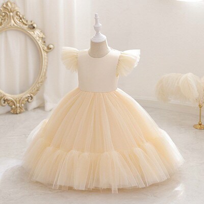 Girls Princess Dress 2025 Kids Formal Dress Puffy Skirt for