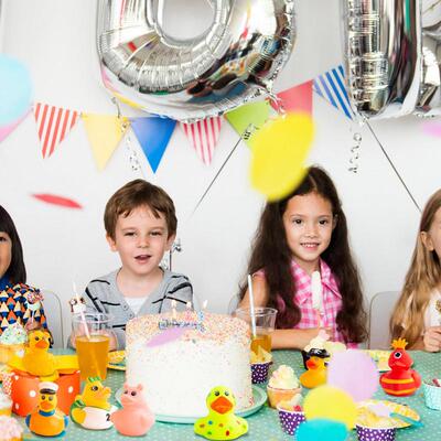 25PCS Multi-color Rubber Ducky For Baby Showers Bath Toy