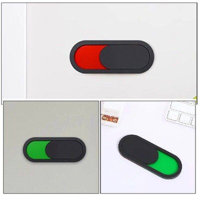 5pcs 10x4cm Black Vacant Occupied Sign Sliders for Bathroom