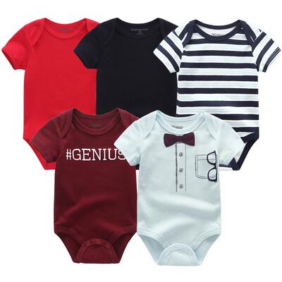 2023 Baby Rompers 5-pack infantil Jumpsuit Boy&girls clothes