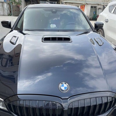 Car Tuning Hood Car Air Flow Intake Hood Scoop Vent Bonnet D