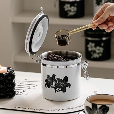 Premium circular food storage container stainless steel