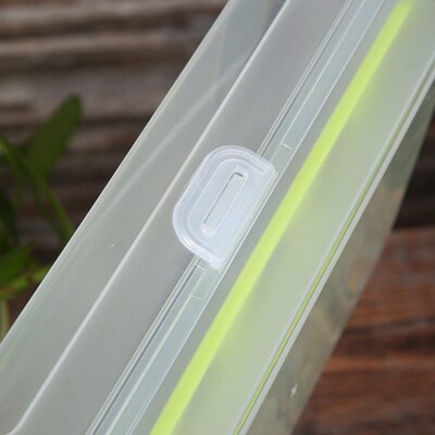 15 Grid Egg Storage Box Egg Tray With Lid Kitchen Refrigerat