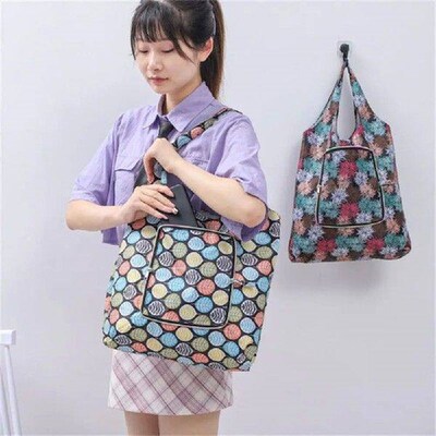Foldable Shopping Bags for Groceries Recyclable Grocery