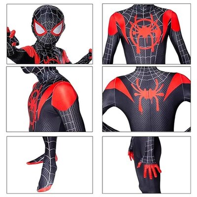 Spiderman Costume Adult Superhero Spider Man Miles Gwen Far