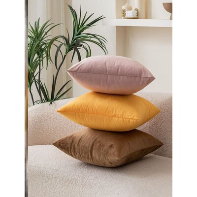 Throw pillow sofa back cushion cover velvet Pillow case抱枕