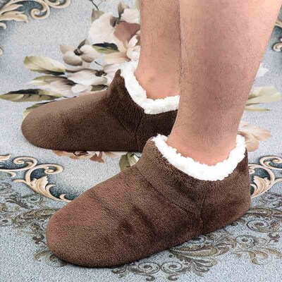 Lowest Price Online Winter house Slippers For Men Suede Plus