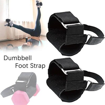 1/2pcs Dumbbell Ankle Strap Weight Lifting Foot Bands Leg Fi