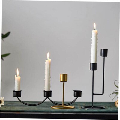 nordic candlelight dinner prop candlestick candle holder