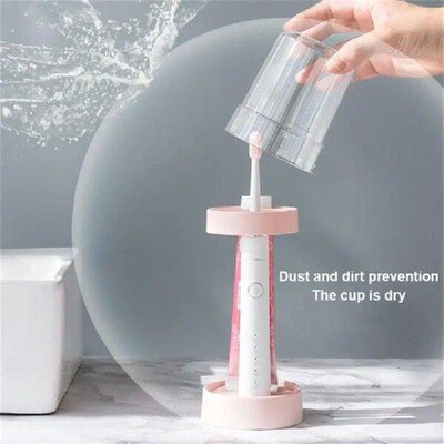 Dustproof Toothbrush Holder Adjustable Toothpaste Organizer
