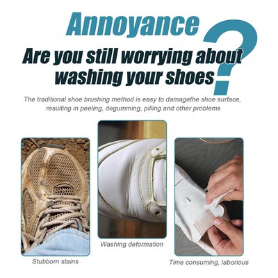 Jue-Fish Shoe Cleaning and Care Kit - Portable Whitening Age