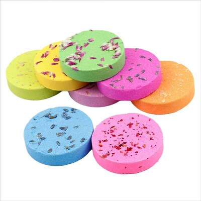 Stress Relief Spa Shower Steamers Sweet Sensual Scents Table