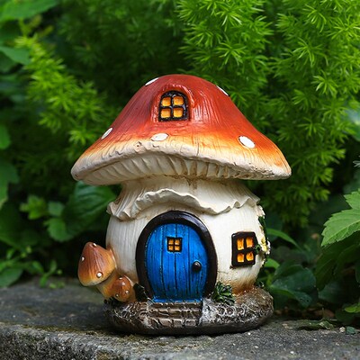 Resin Mushroom Decoration Lawn Garden Outdoor Decor Ornament